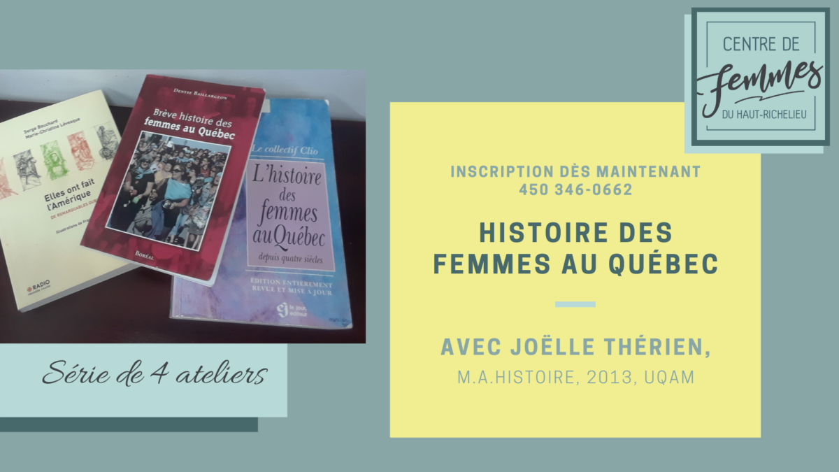 Histoire des femmes - MaCulture.ca - Saint-Jean-sur-Richelieu et Région